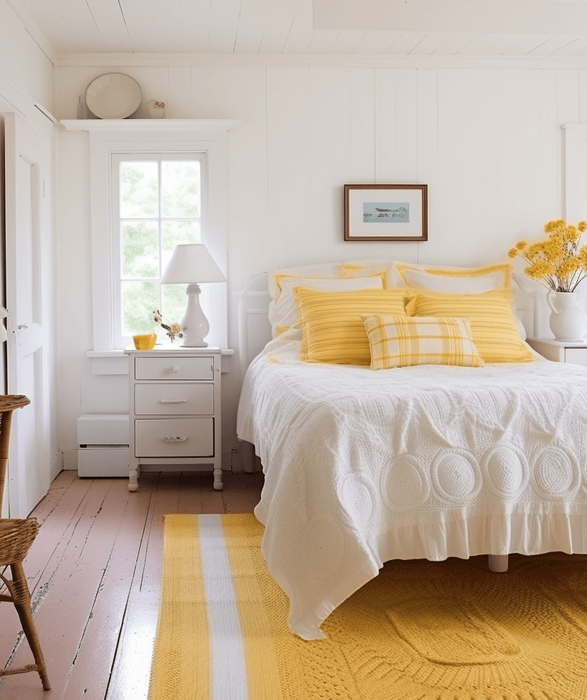 Year-Round Summer Vibes: Your Ultimate Yellow Bedroom Decor Guide ...