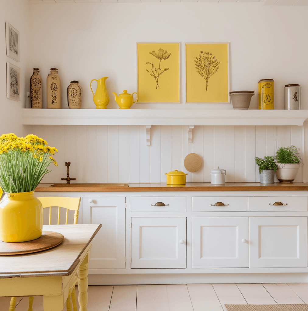 Yellow Decor: More than Just Eggs and Sunshine - Mindful Hues
