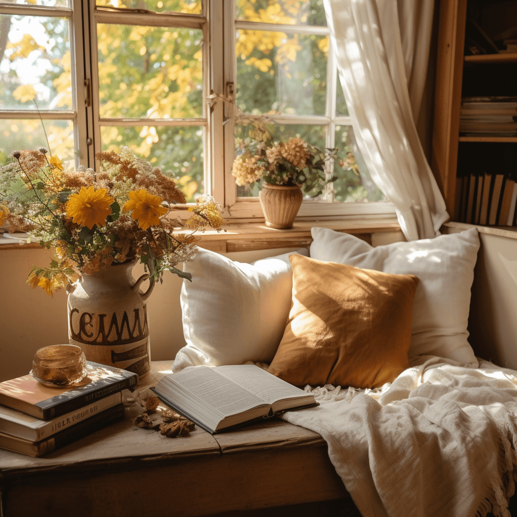 Autumn's Bookshelf: Curated Reading for Cozy Sweater Weather - Mindful Hues