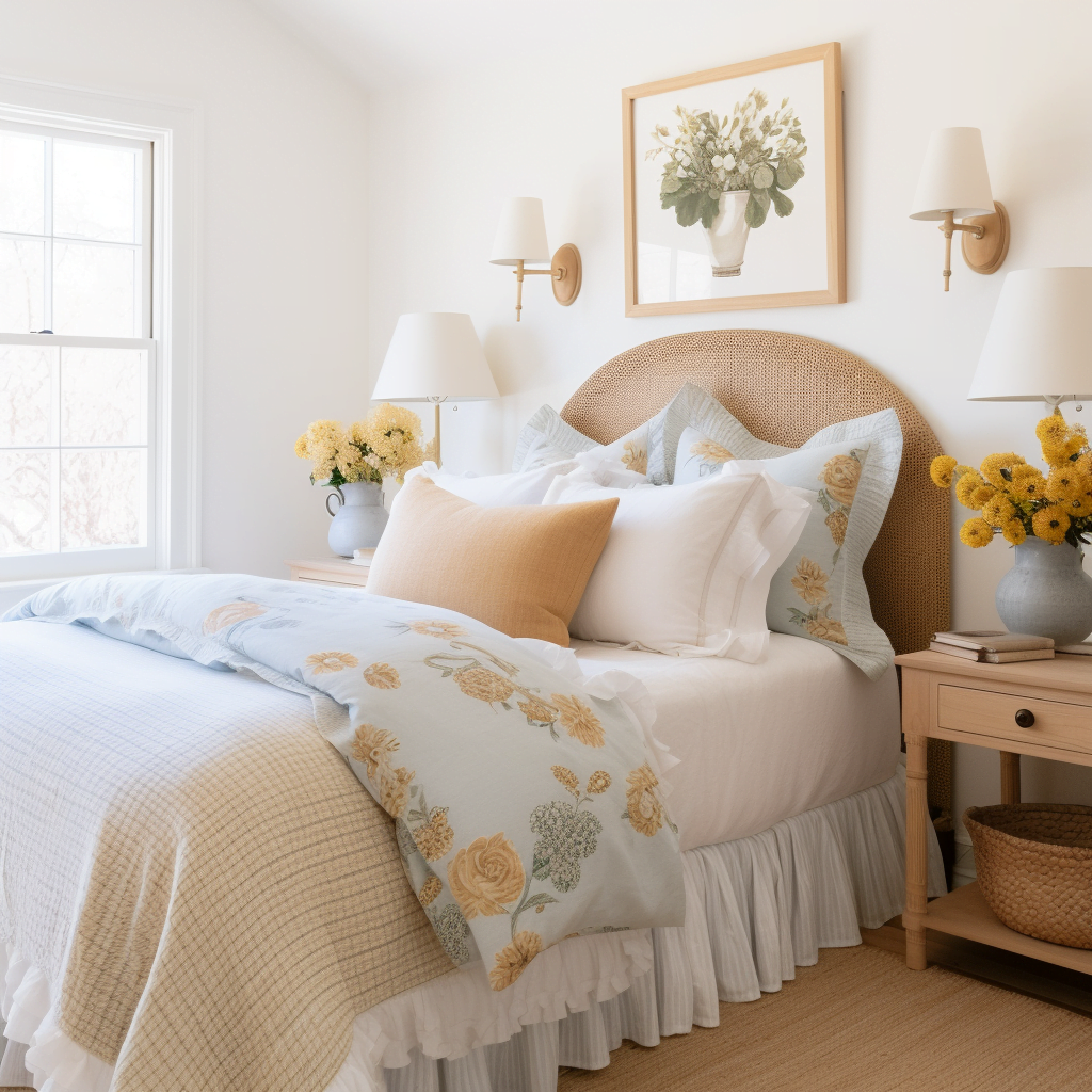 How to Create a Fluffy Bed on a Budget - Mindful Hues