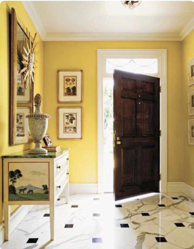Yellow Entryways for a Bright First Impression - Mindful Hues