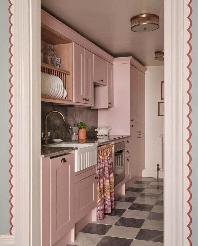 15 Pink Paint Colors for Your Kitchen Cabinets - Mindful Hues